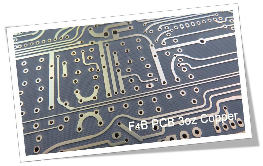 High Frequency PCB Built On 1.5mm Dual Layer PTFE (Teflon) Heavy Copper ...