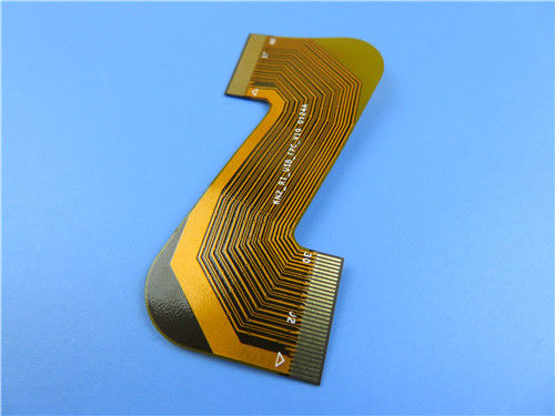 Flexible Printed Circuit (FPC) Built on 1oz Polyimide with Gold Plated and PI Stiffener for ...