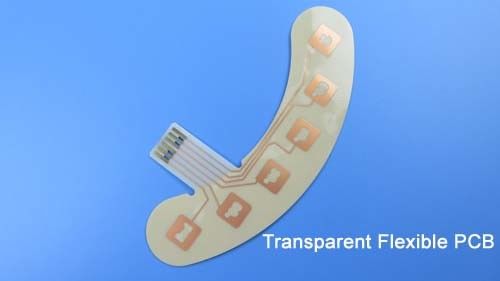 Flexible Printed Circuit Built On Transparent PET FPC With 3M Adhesive for Thin-film Switch