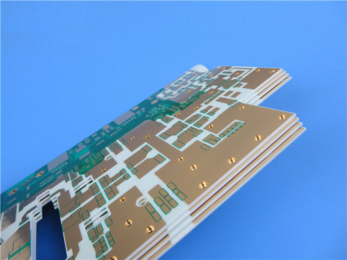 Glass Reinforced Hydrocarbon Ceramic Rogers PCB Board Flame Retardant