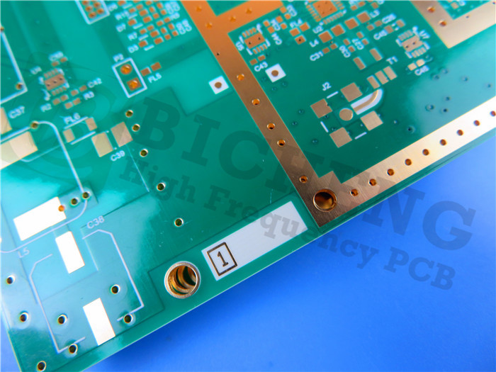 8 Layer 1mm High Frequency PCB Based On 370HR Substrates With Immersion ...