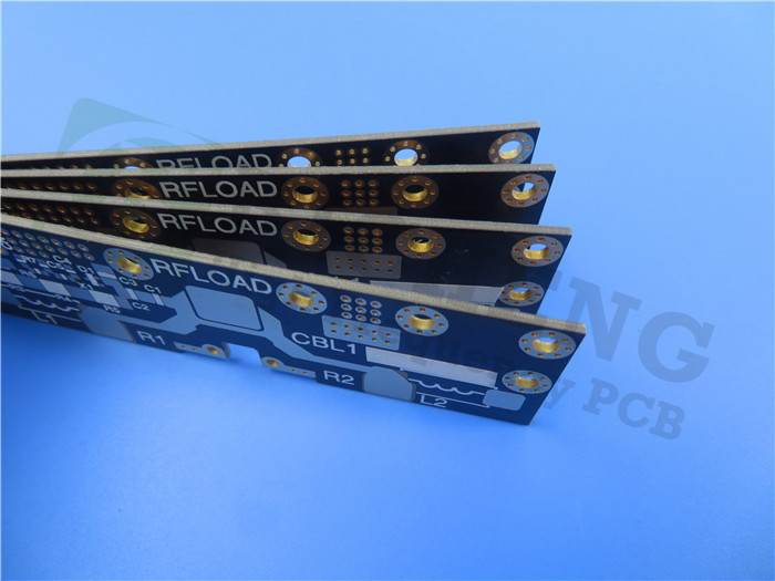 60mil TMM3 1.6mm Double Sided RF PCB With Hot Air Soldering Level