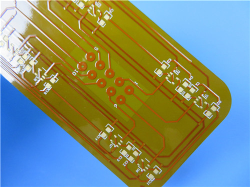 Double Sided Flexible Printed Circuit (FPC) Built on 2oz Polyimide With Gold Plated for Analog ...